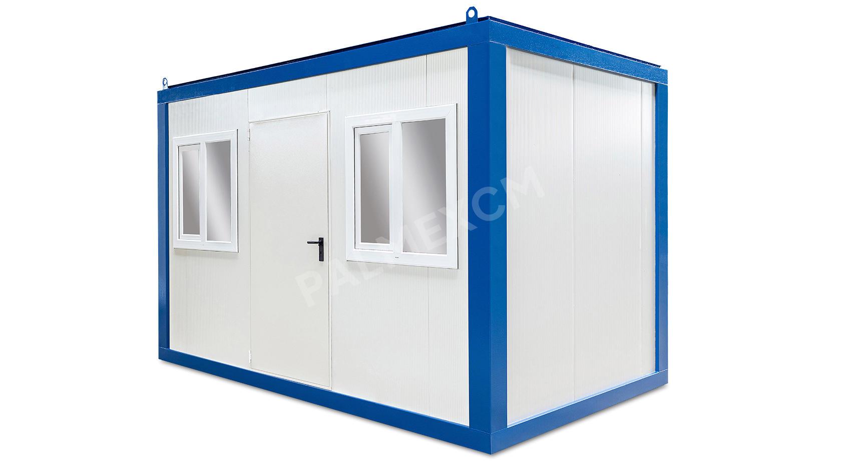 Container Haus 4m HI-FIX 1 Tür 2 Fenster | PalmexCM